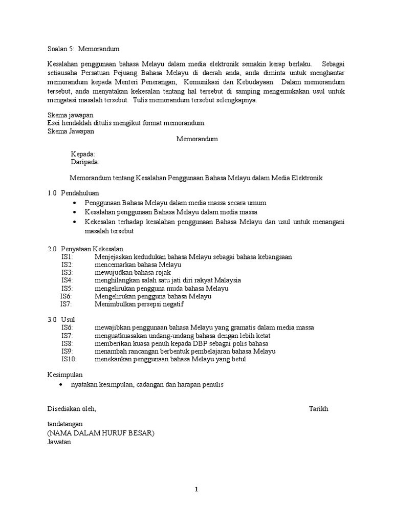 Soalan Esei Berformat 2022 | PDF