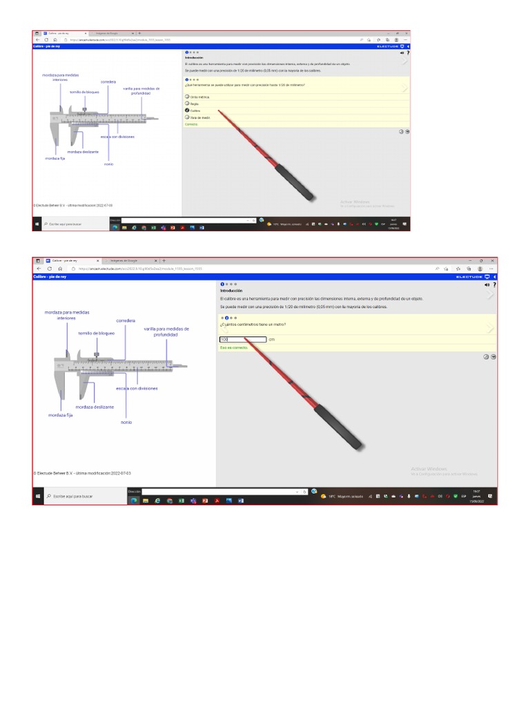 ELECTUDE - Tema - CALIBRE PIE DE REY | PDF