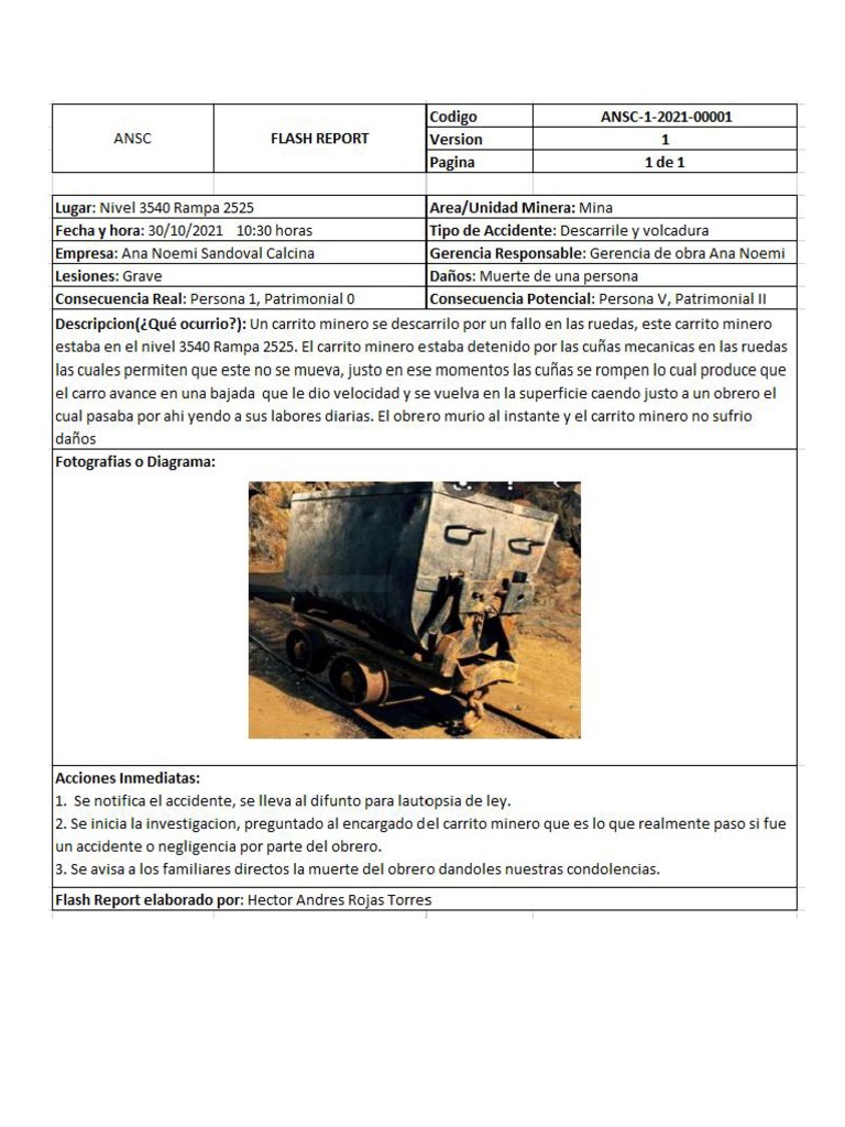 Flash Report 1 | PDF