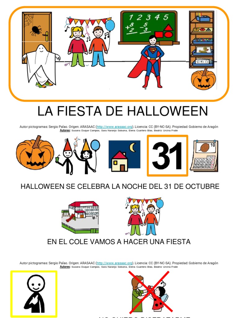 01 Historia Social La Fiesta de Halloween | PDF