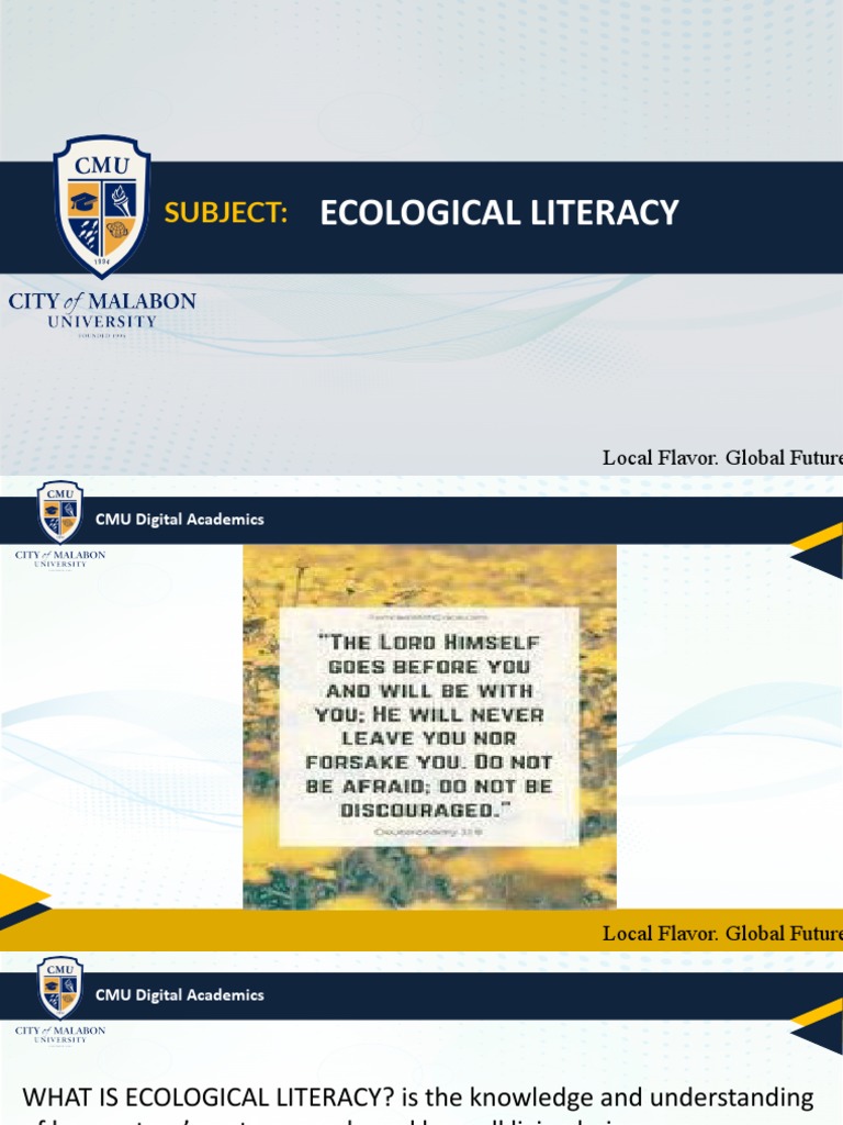 Cultivating Ecoliteracy | PDF | Sustainability | Nature