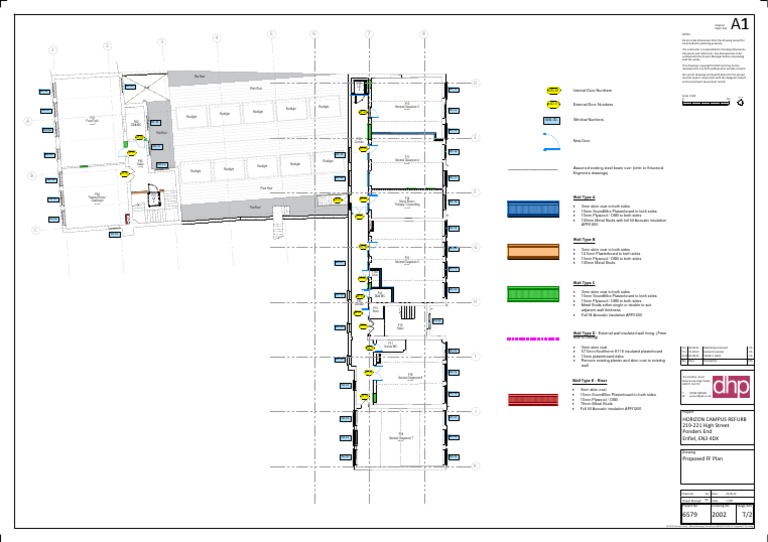 6579 2002 T2 Proposed FF Plan | PDF | Drywall | Building
