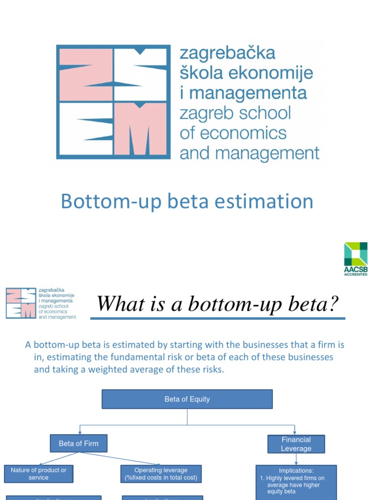 Bottom-Up Beta Estimation Guide | PDF | Beta (Finance) | Leverage (Finance)