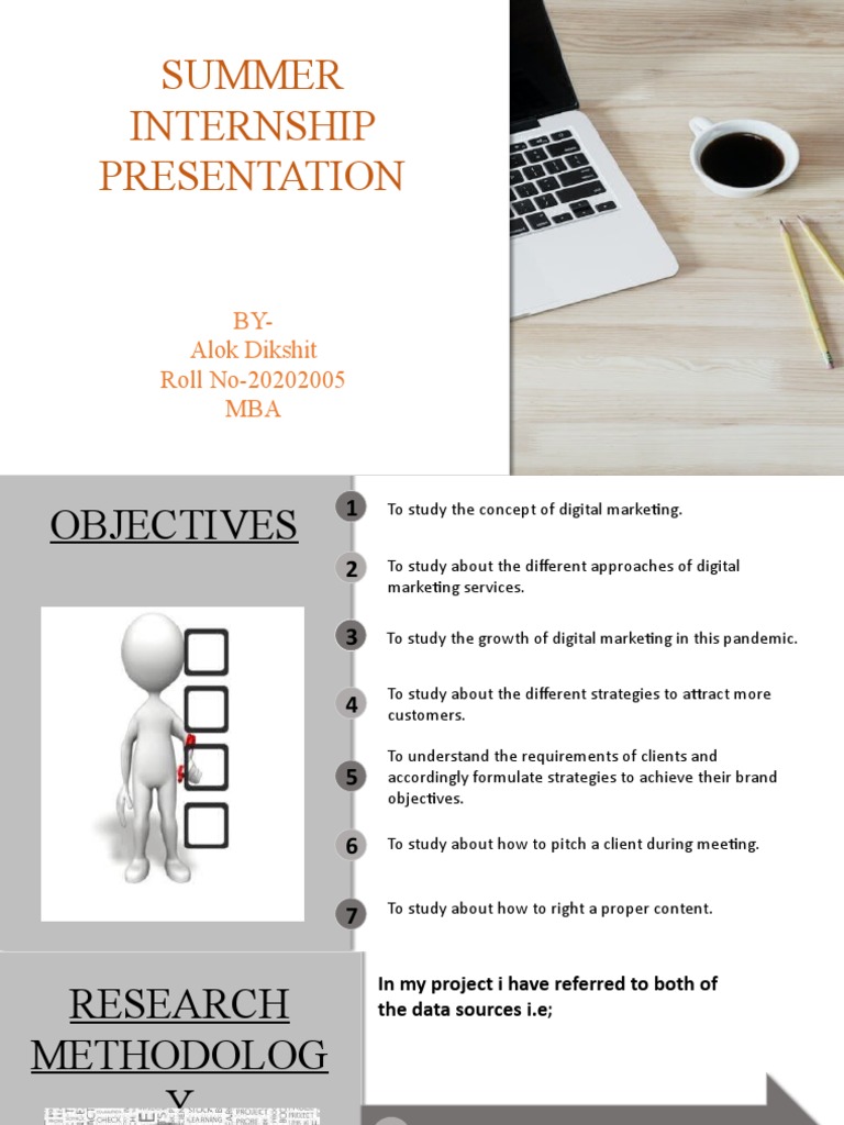 Summer Internship Presentation: BY-Alok Dikshit Roll No-20202005 MBA ...