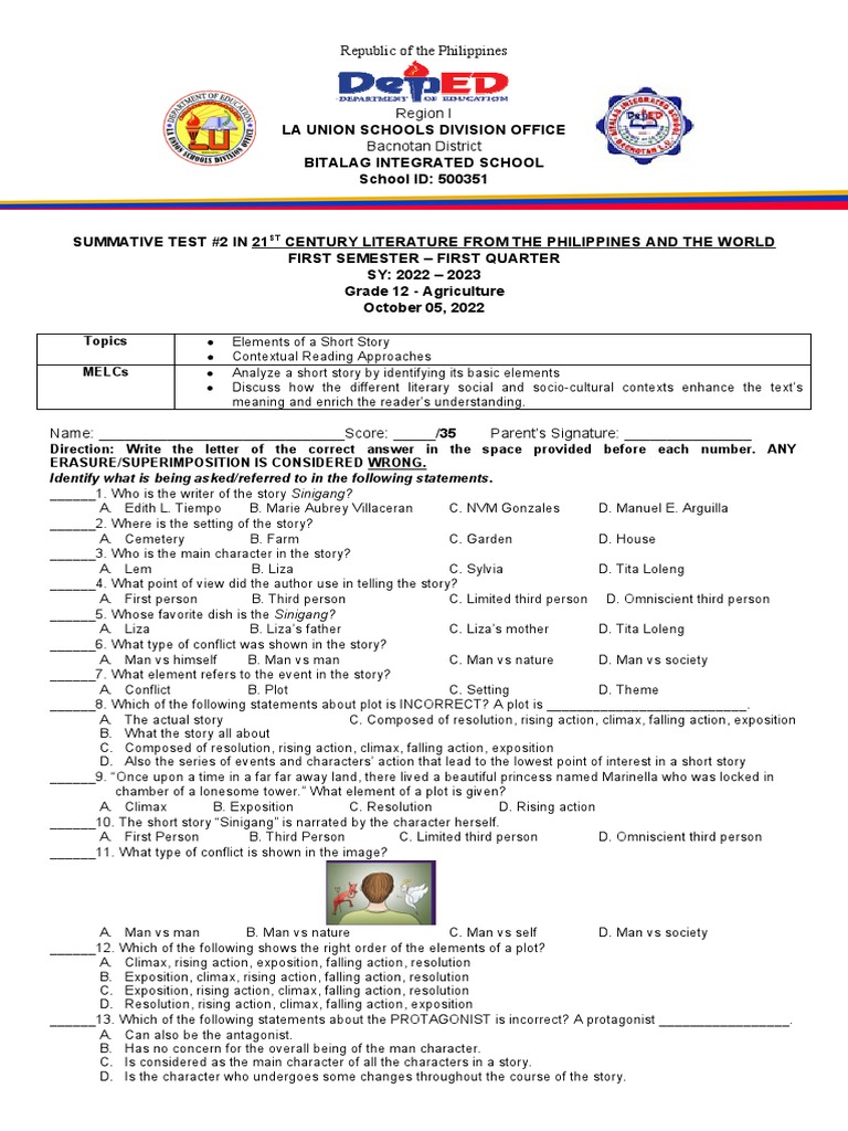 La Union Schools Division Office Bitalag Integrated School School ID ...