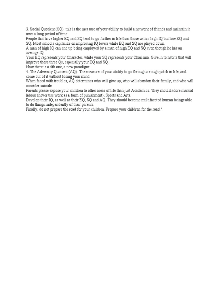 Understanding Social Quotient (SQ) | PDF | Self-Improvement