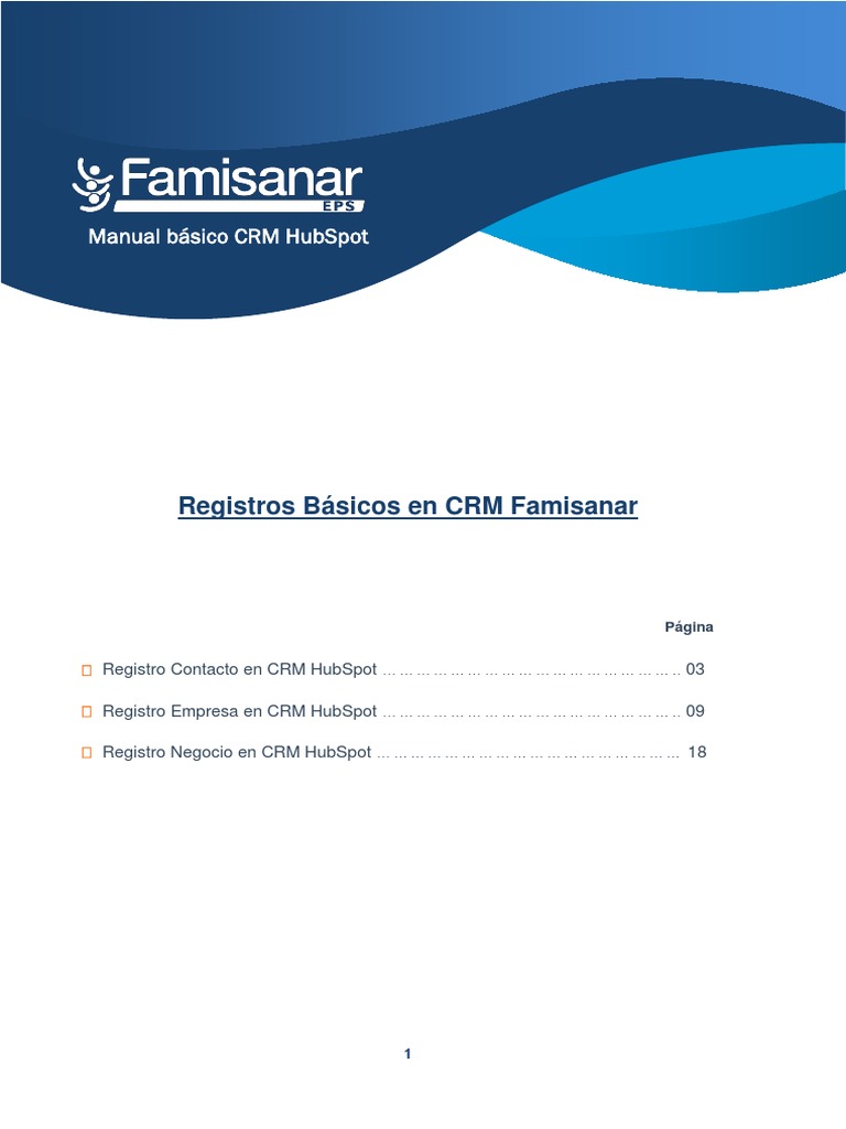 Manual B sico CRM HubSpot Actualizado PDF Gesti n De La Relaci n