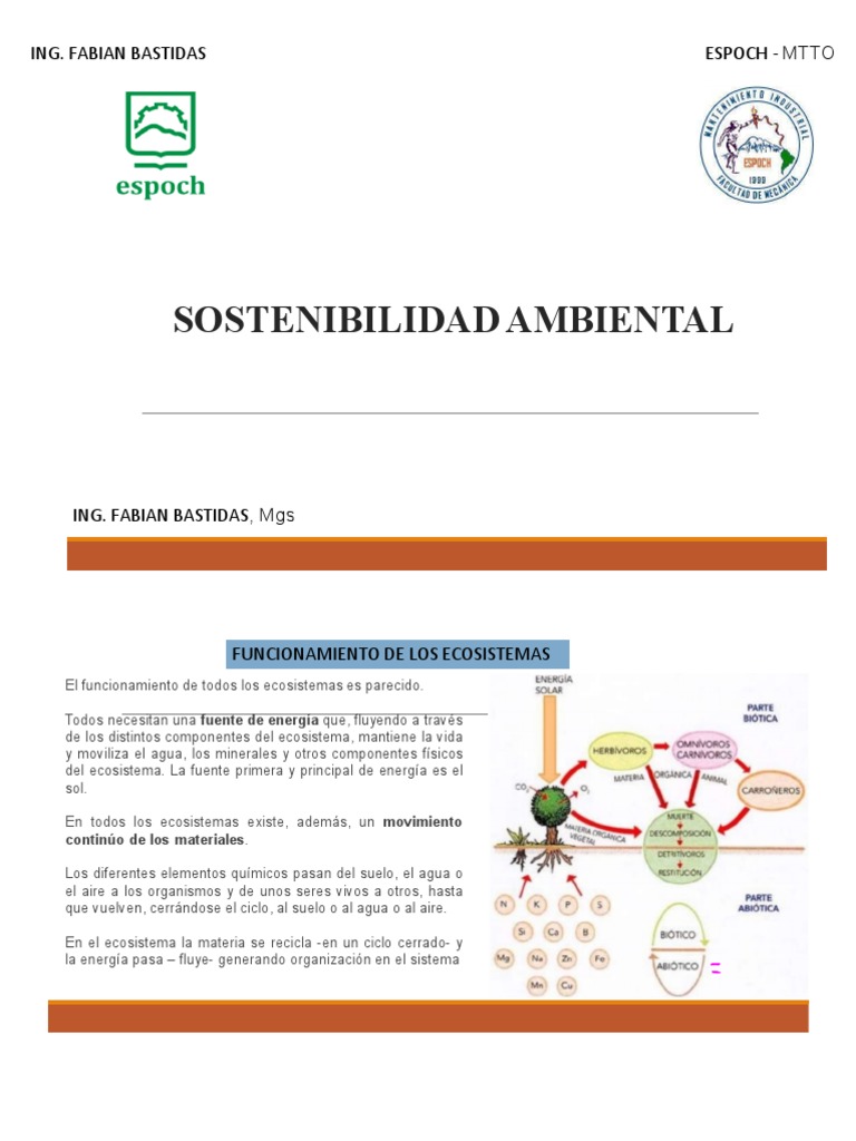 Funcionamiento de Los Ecosistemas | PDF | Ecosistema | Ecología