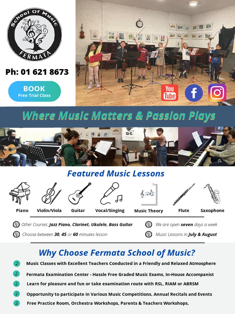 Fermata Info Pack 2022 Full | PDF | Sound | Musicology