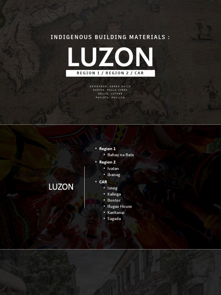 Luzon Indigenous Building Materials | PDF