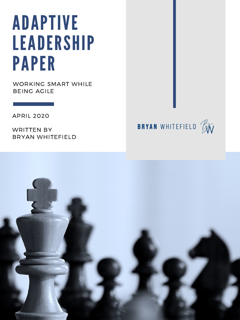 Adaptive Leadership Paper | PDF | Scenario Planning | Risk