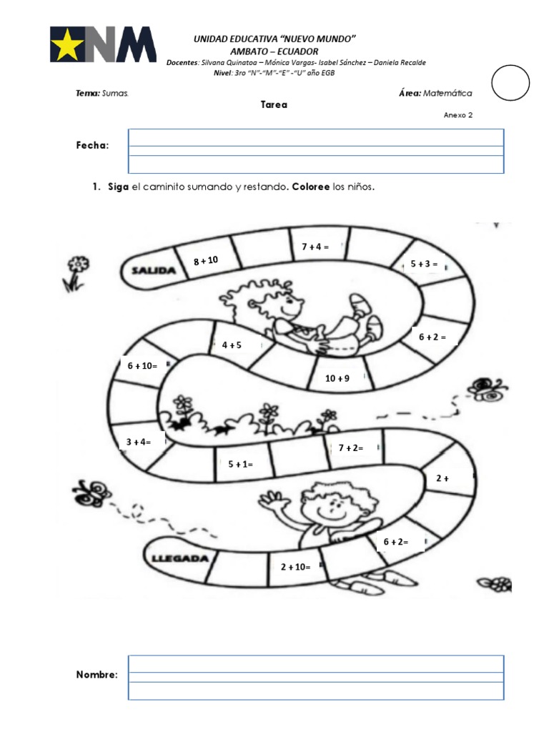 Tarea Mate Anexo 4 | PDF