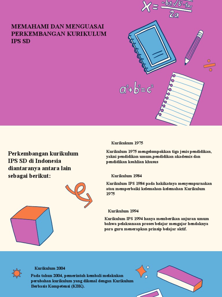Memahami Dan Menguasai Perkembangan Kurikulum Ips SD | PDF