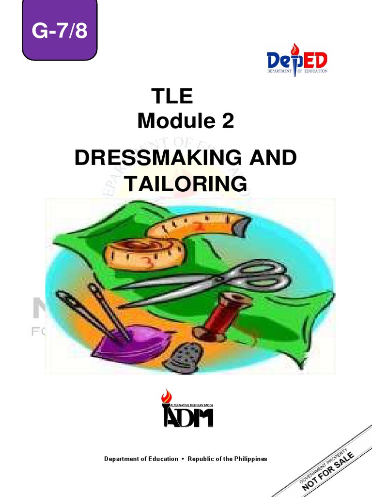 TLE G 78 - Module 2.dressmaking Week 2 USE OF SEWING TOOLS | PDF ...