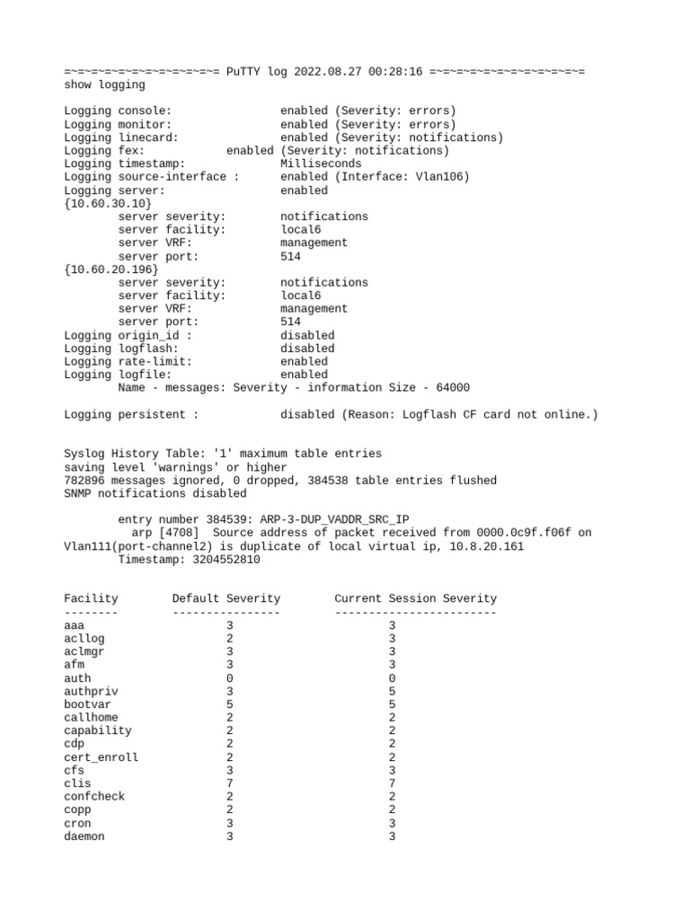 CL SGFEDCL03 CS01 - Logs | PDF | Internet Protocols | Network Packet