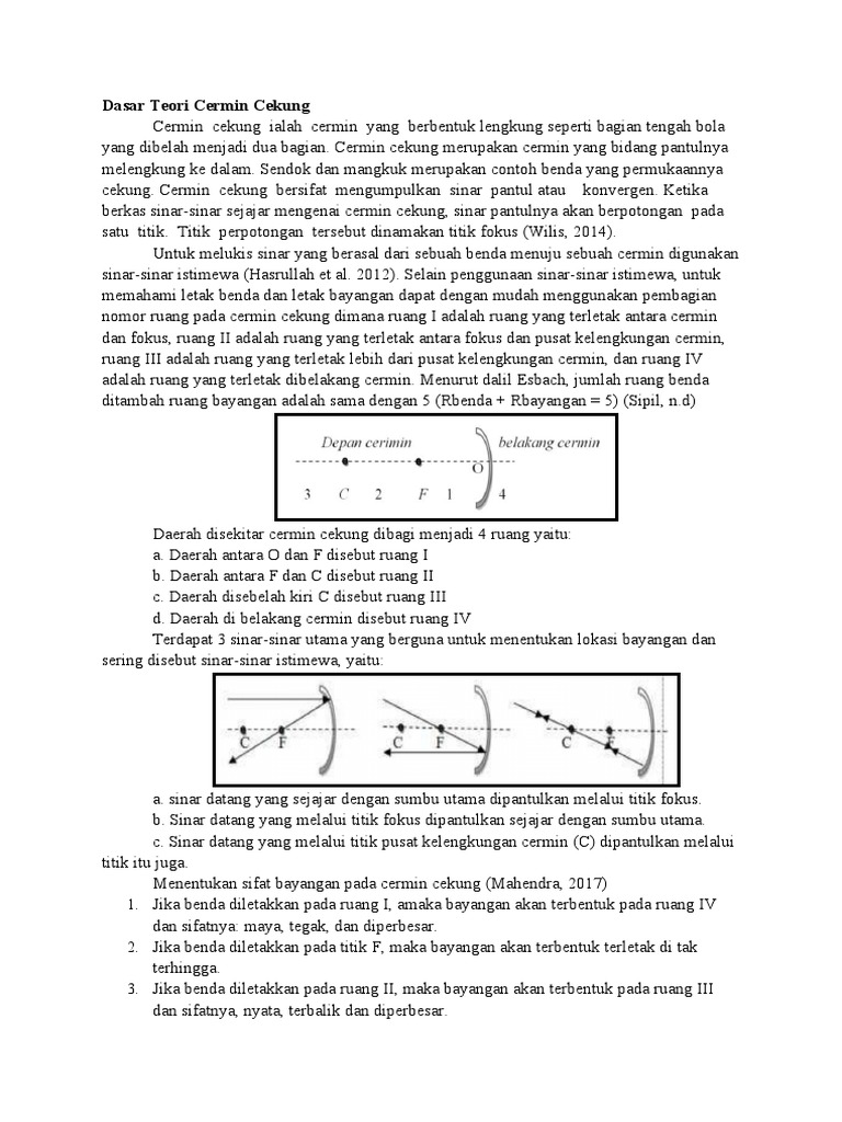 Dasar Teori Cermin | PDF