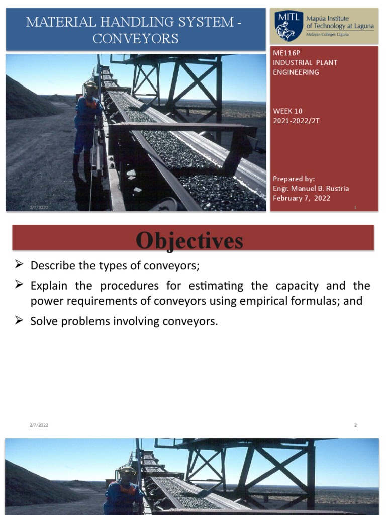 Conveyor Systems in Industrial Plants | PDF | Belt (Mechanical ...