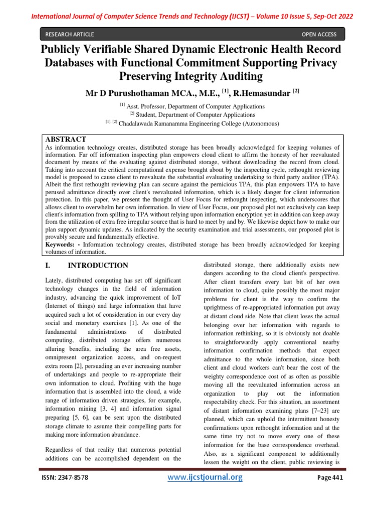 (IJCST-V10I5P61) :MR D Purushothaman, R.Hemasundar | PDF | Cloud ...