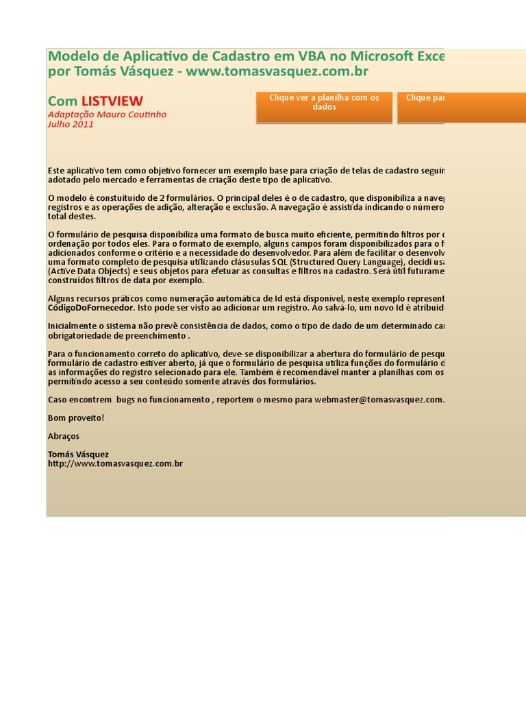 MDC - FrontEnd ListView | PDF | Microsoft Excel | SQL