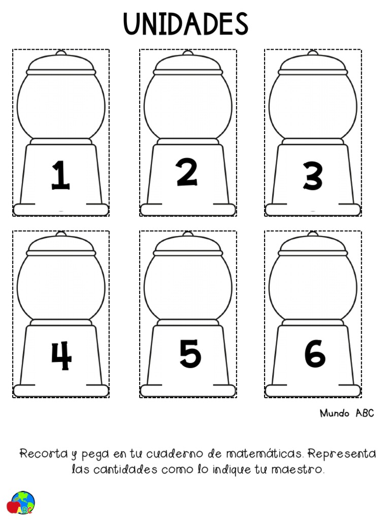 92.maquina de Chicles - Representacion de Unidades, Decenas, Centenas ...