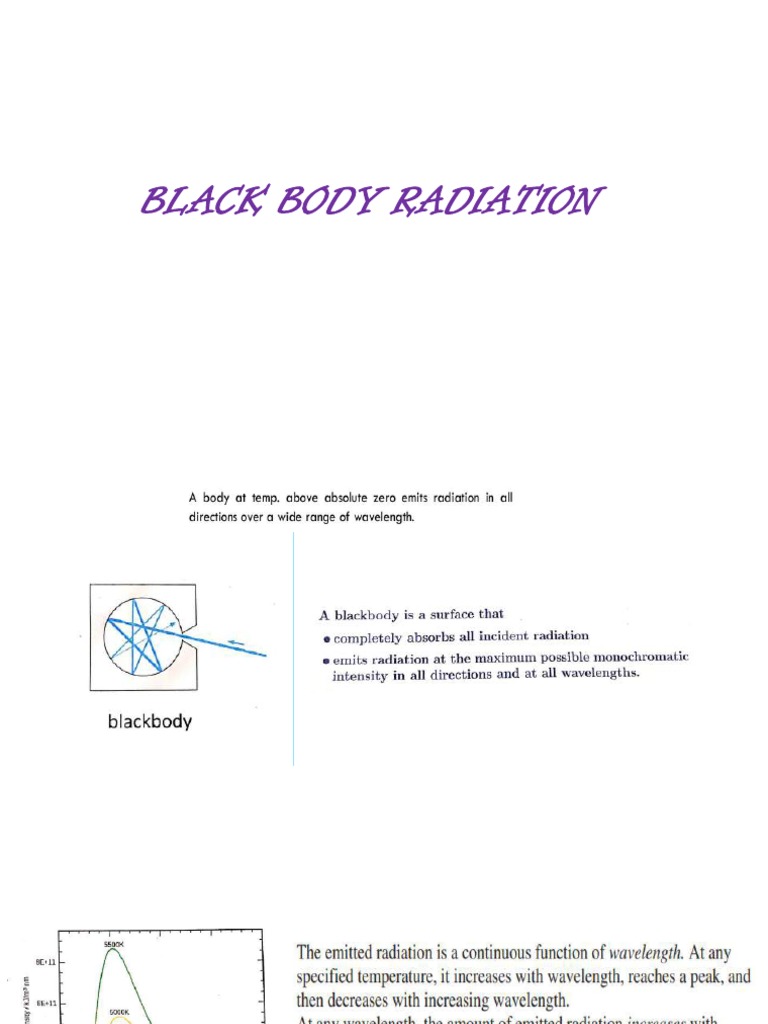 Gibbs Free Energy in Black Body Radiation | PDF | Physics | Physical ...