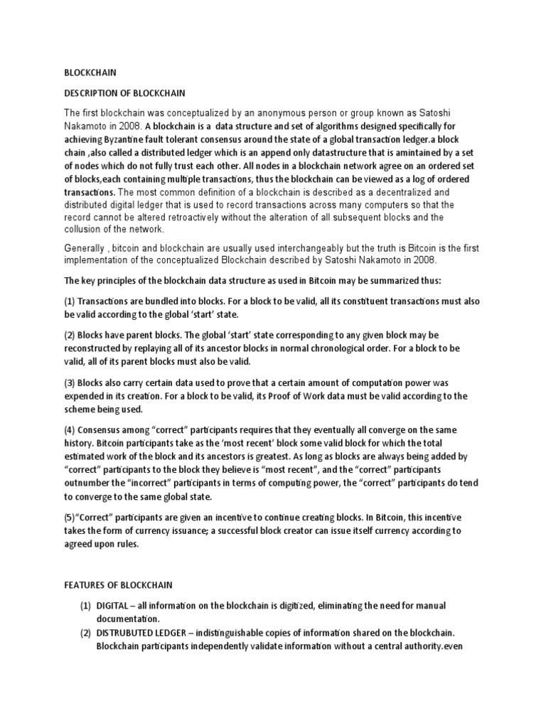 Block Chain | PDF | Public Key Cryptography | Key (Cryptography)