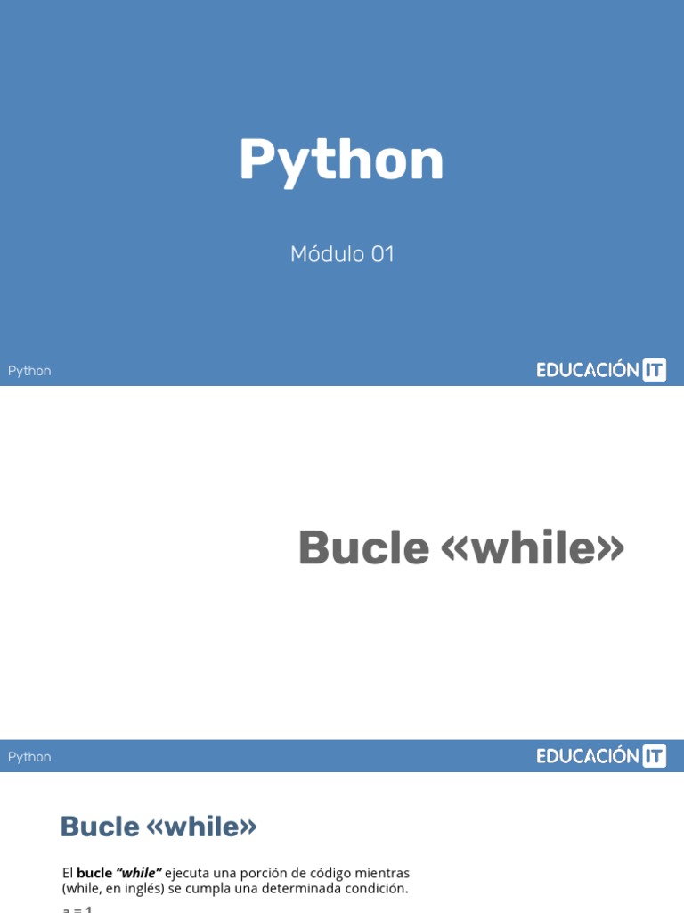 Bucle While | PDF