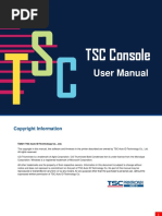 31 0000004 00 TSC Console User Manual en | PDF | Computer File | Printer (Computing)