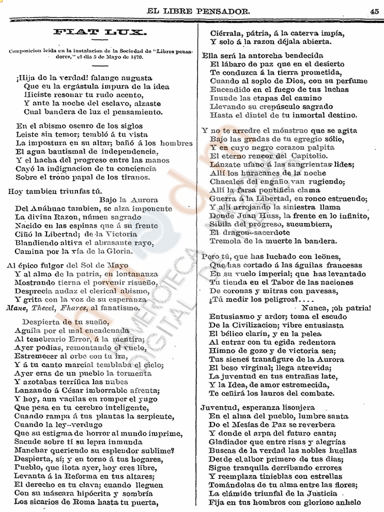 El Libre Pensador 1 | PDF