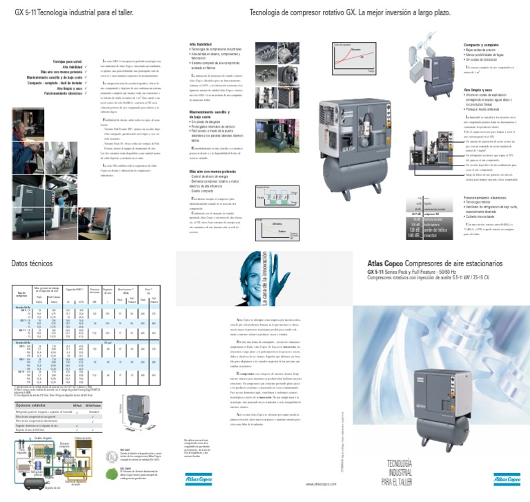 GX 5-11pb Es | PDF | Ingeniería de confiabilidad | Uso eficiente de energía
