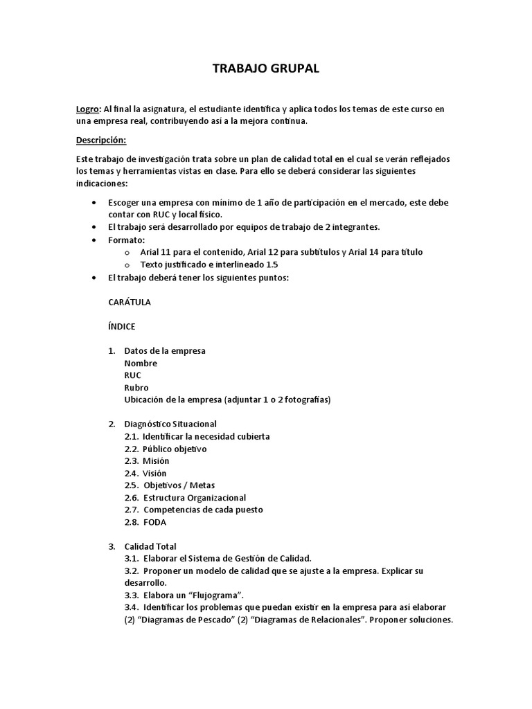 Trabajo Final Grupal | PDF