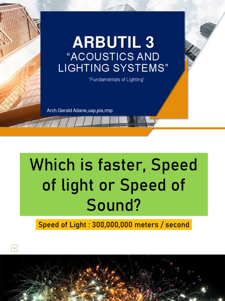 Fundamentals of Lighting | PDF | Light | Lighting