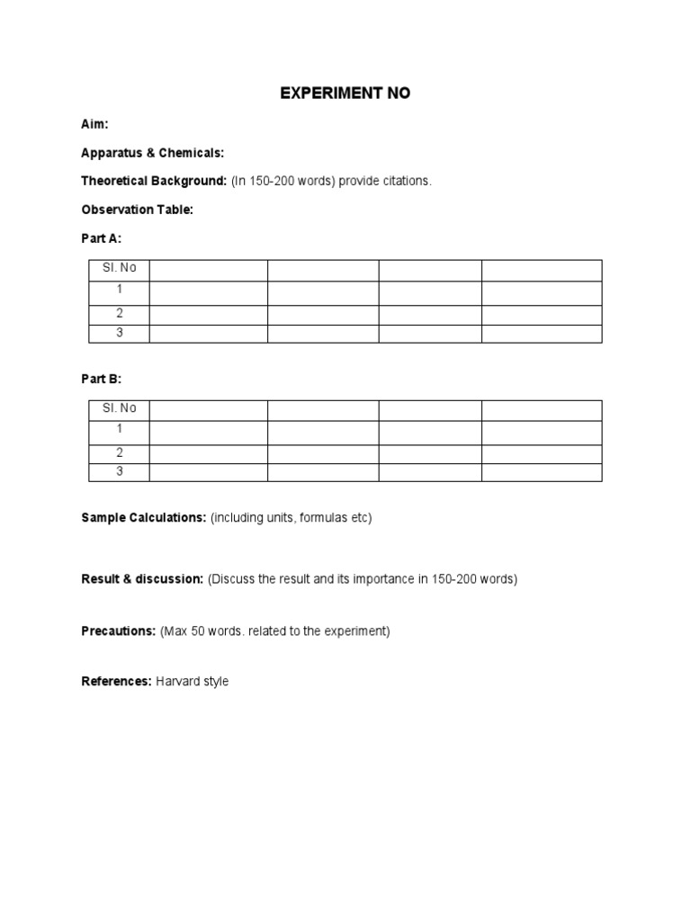 Updated Lab Report Template-1 | PDF