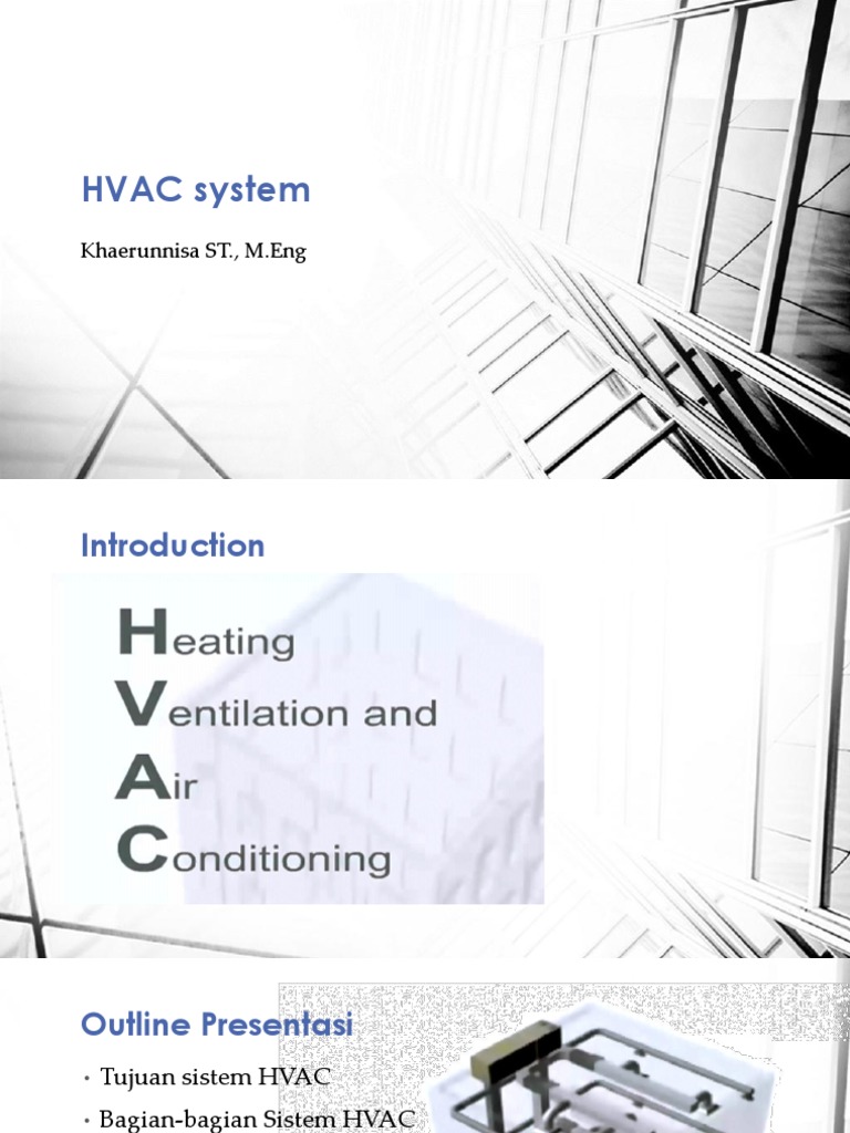 Komponen dan Fungsi Sistem HVAC | PDF