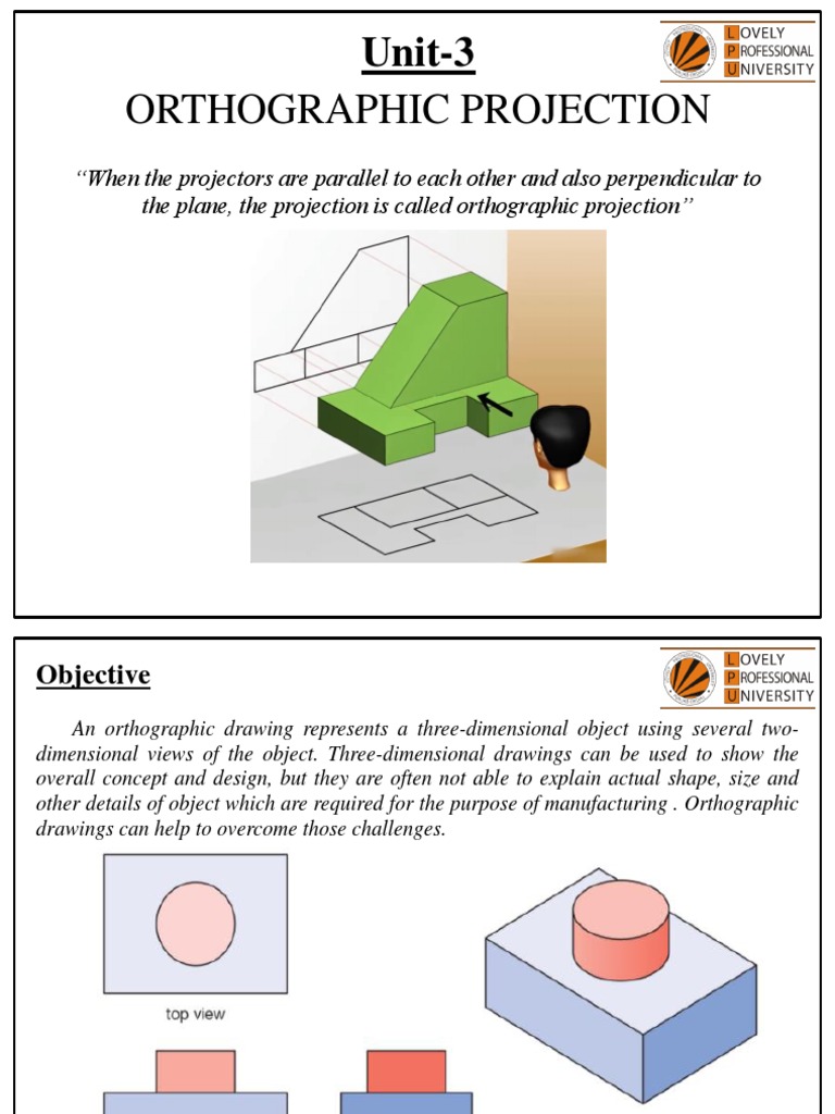 Orthographic Projection UPLOAD - S | PDF | Geometry | Classical Geometry