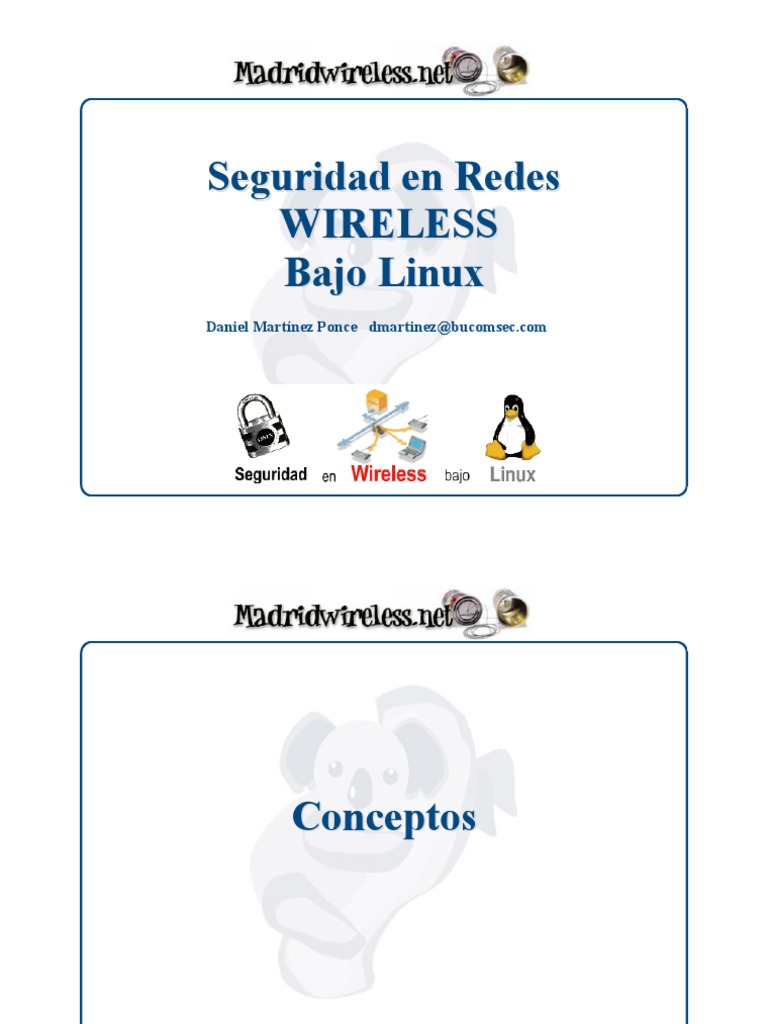 Seguridad en Redes Wireless Linux | PDF | Ieee 802.11 | Autenticación