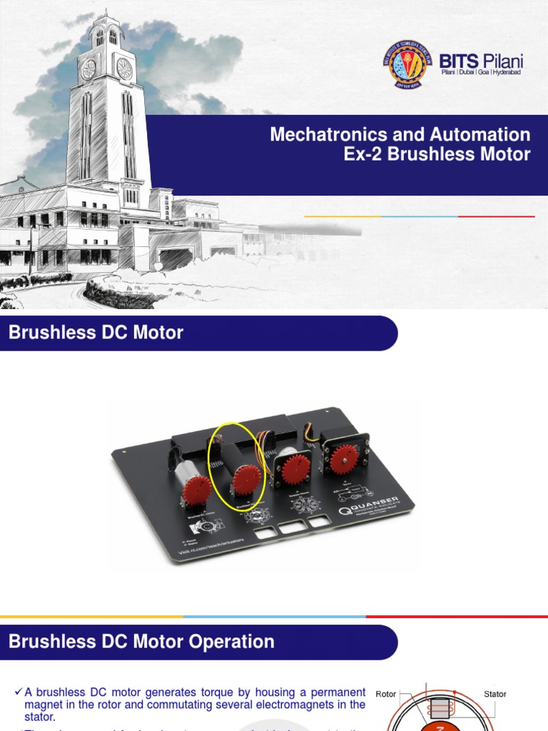 Brushless DC Motor Operation Guide | PDF | Electric Motor | Electrodynamics
