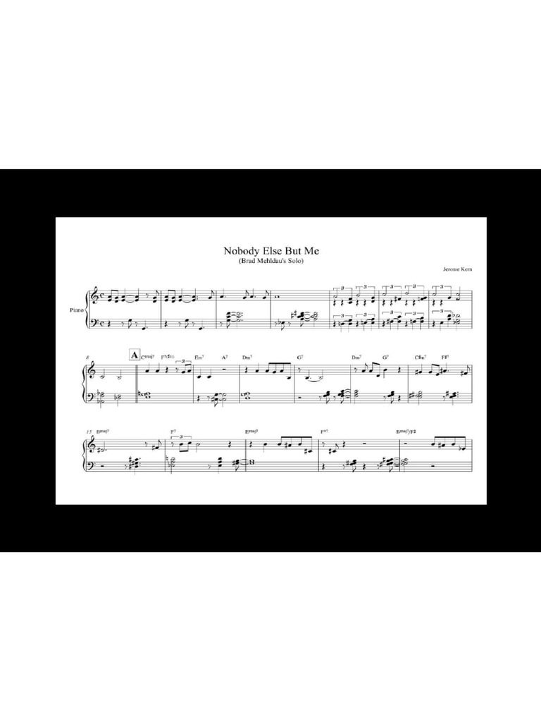 Nobody Else But Me Brad | PDF