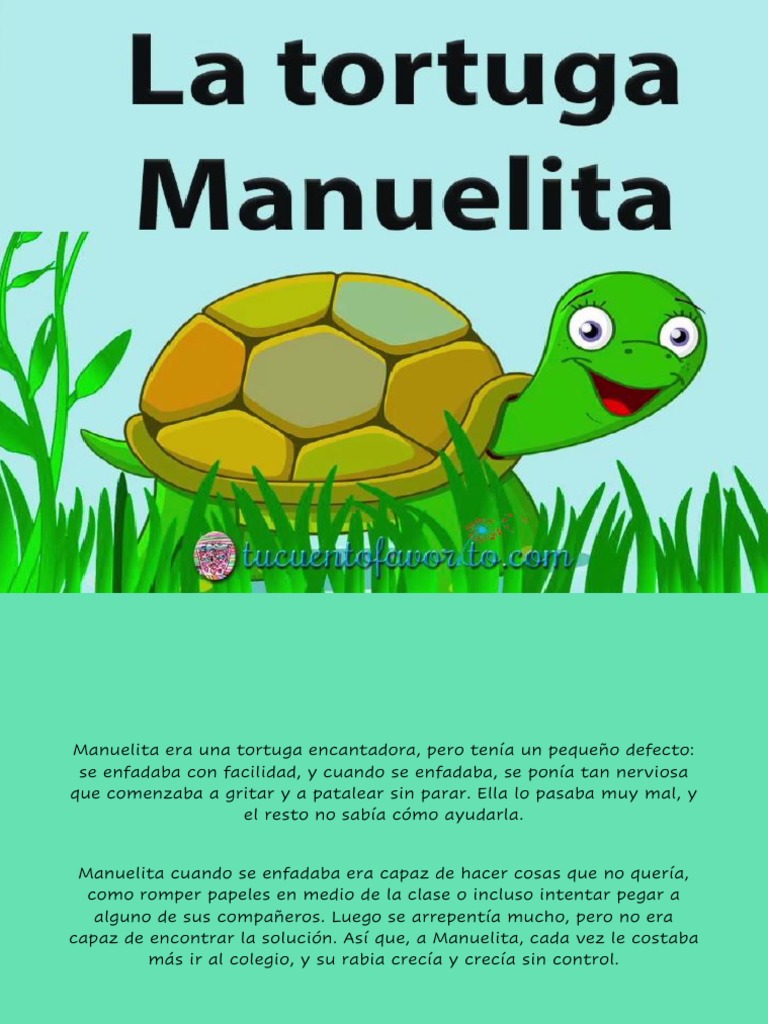 Cuento La Tortuga Manuelita | PDF