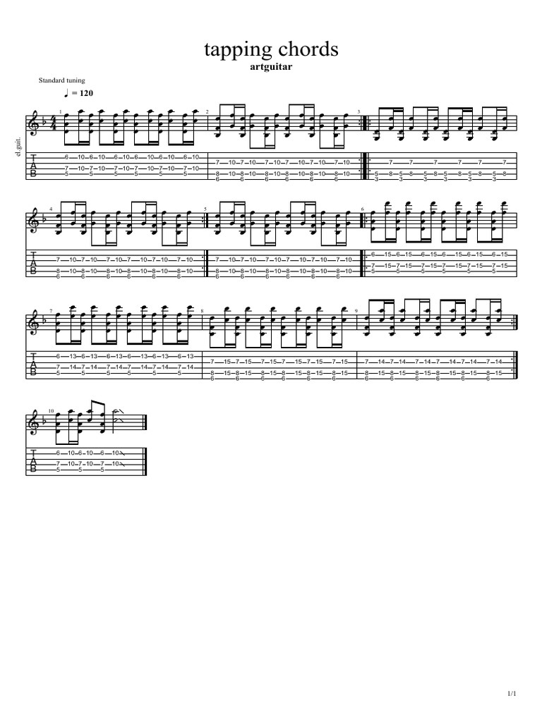 Tapping Chords Pdf