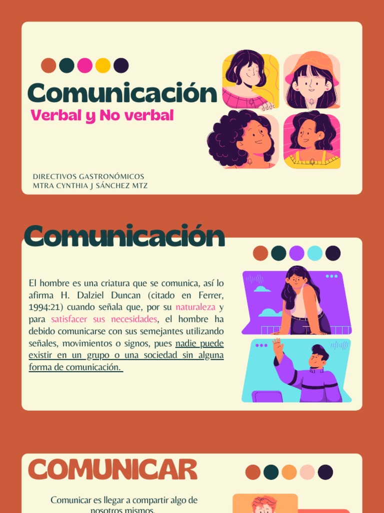 Comunicación Verbal y No Verbal | PDF | Comunicación | Comunicación no verbal