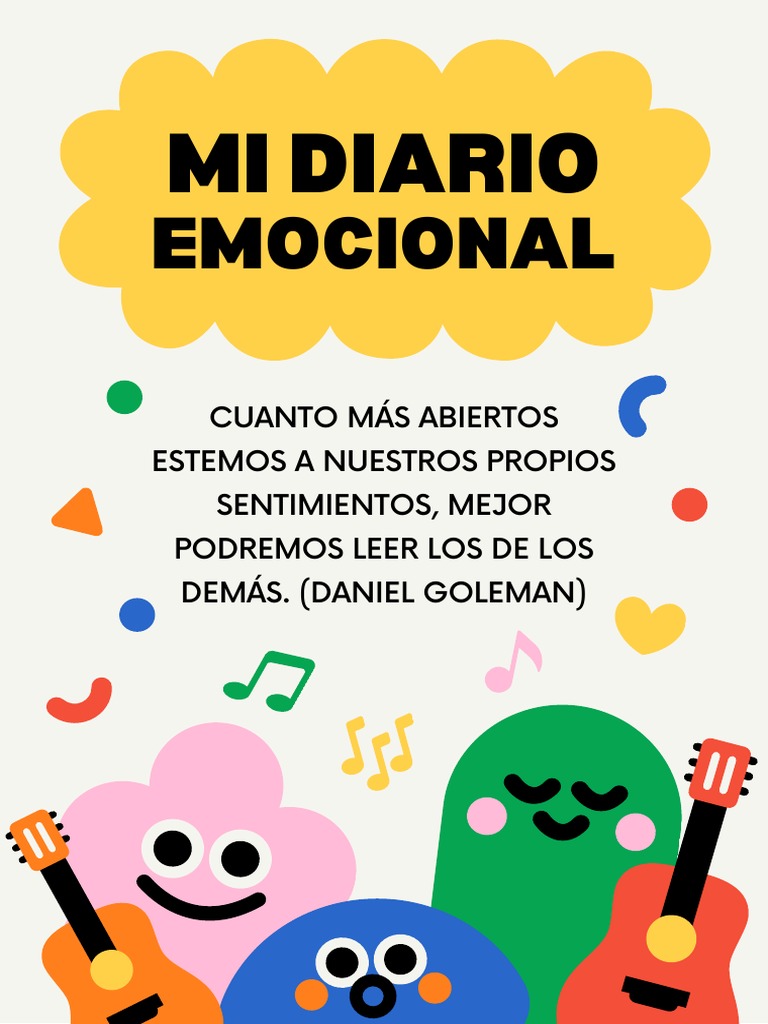 Mi Diario Emocional | PDF | Las emociones | Inteligencia emocional