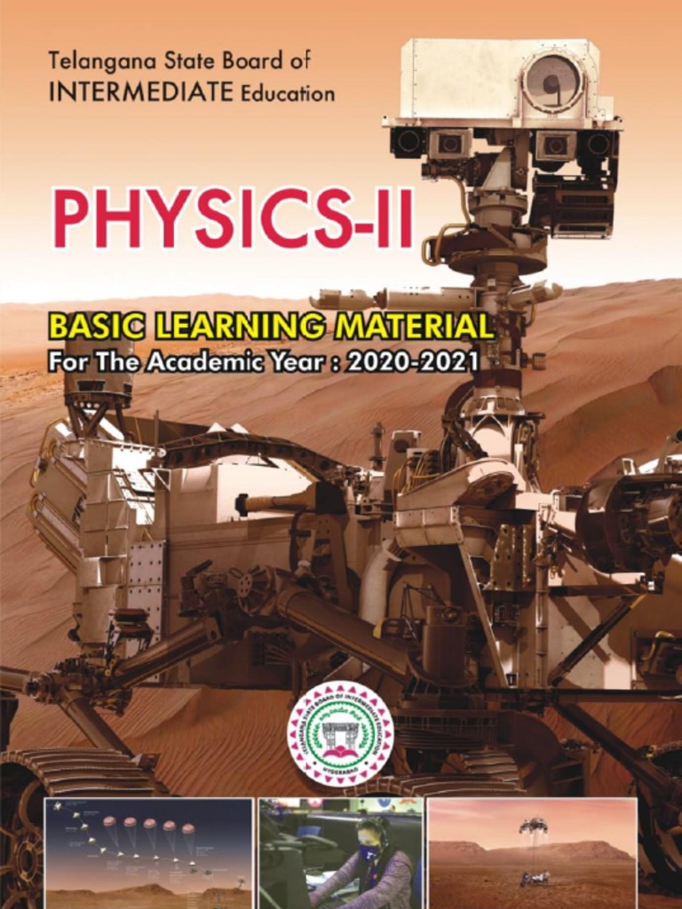 Telangana Board Class 12 Physics TextbookEM | PDF | Optics | Capacitor