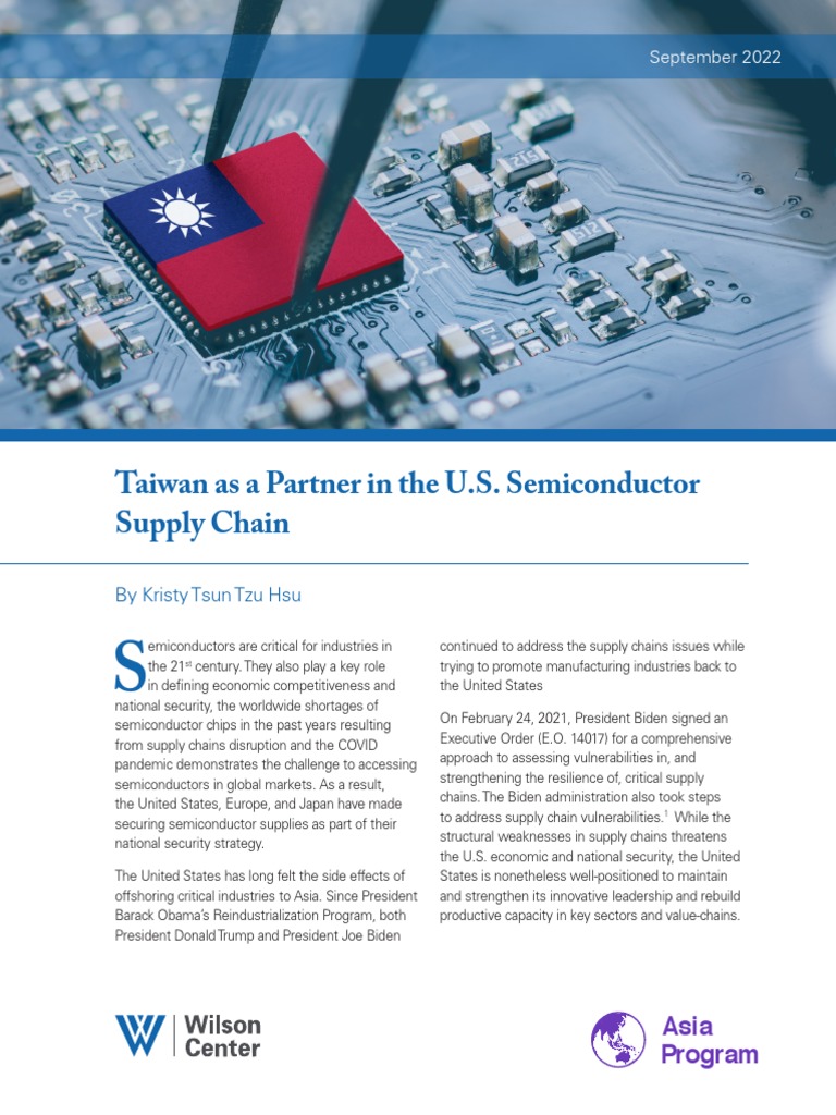 Taiwan As A Partner in The US Semiconductor Supply Chain | PDF | Semiconductor Device ...