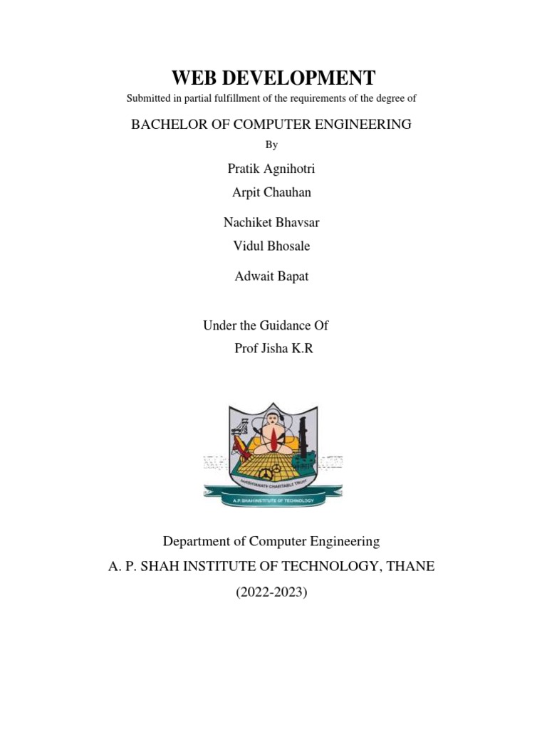 Final Web Development | PDF | Html | Bootstrap (Front End Framework)