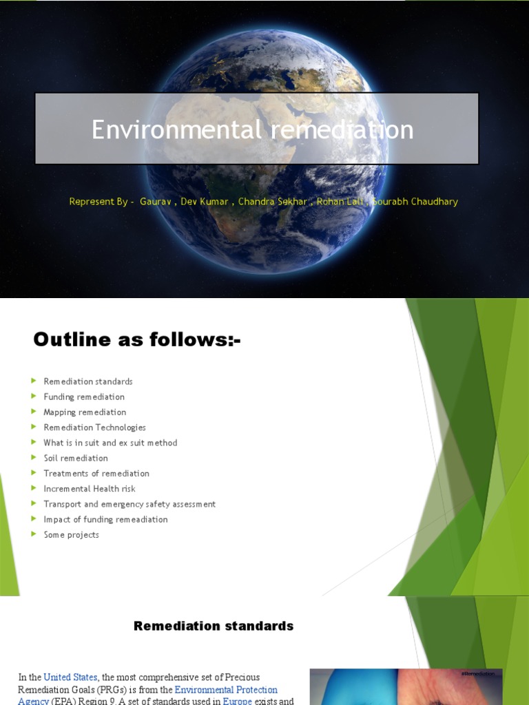 Environmental Remediation Overview | PDF | Environmental Remediation ...