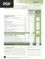 Escala ADOS-2 (Módulo 4) | PDF | Autismo | Las emociones