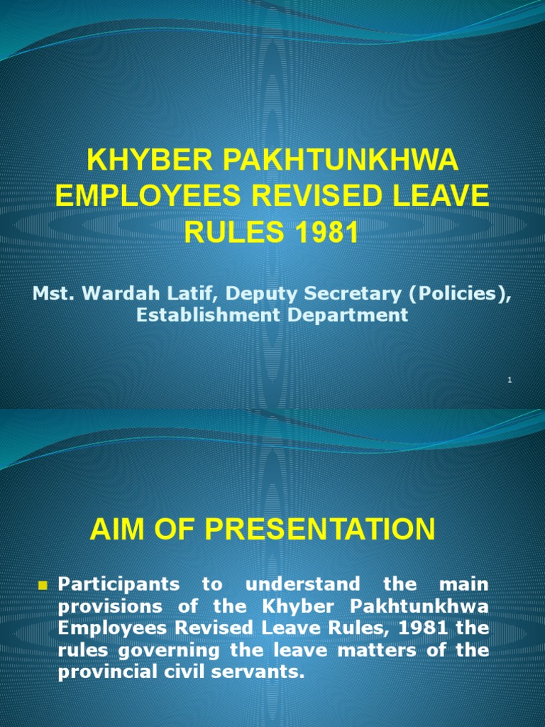 Revised Leave Rules | PDF | Government | Justice