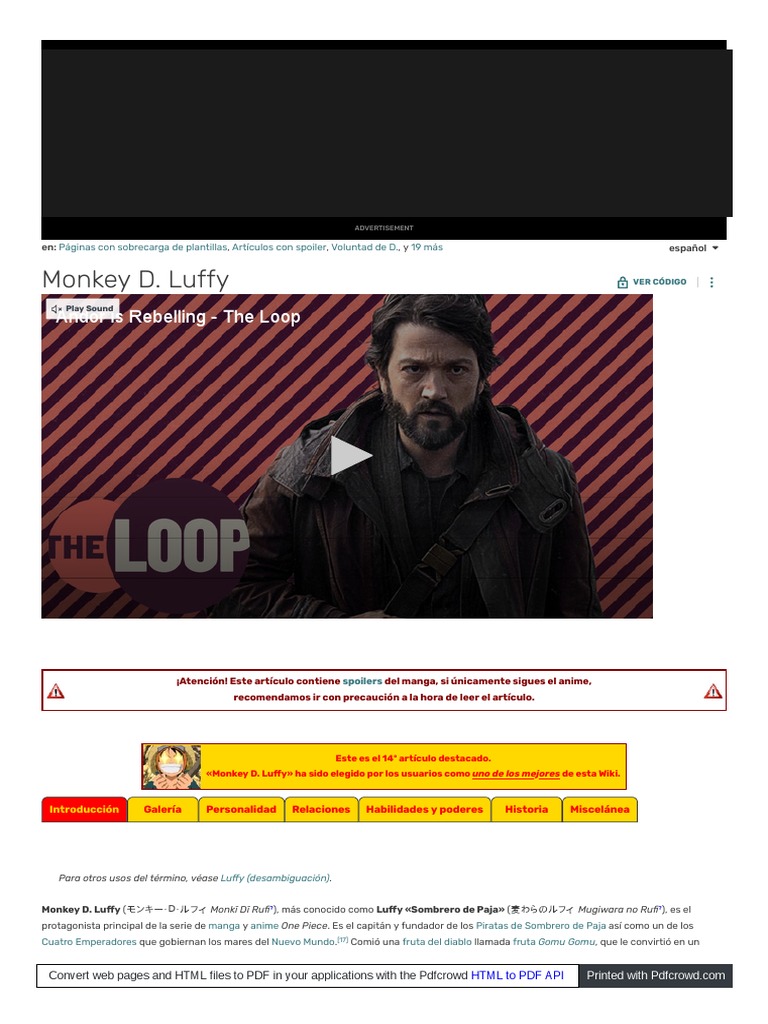 Onepiece Fandom Com Es Wiki Monkey D Luffy Text Monkey 20D | PDF