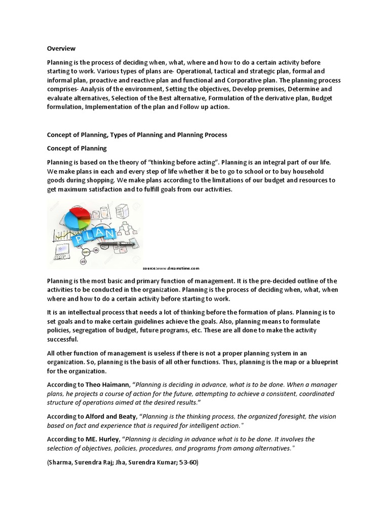Planning and Organising Thought | PDF | Thought | Planning
